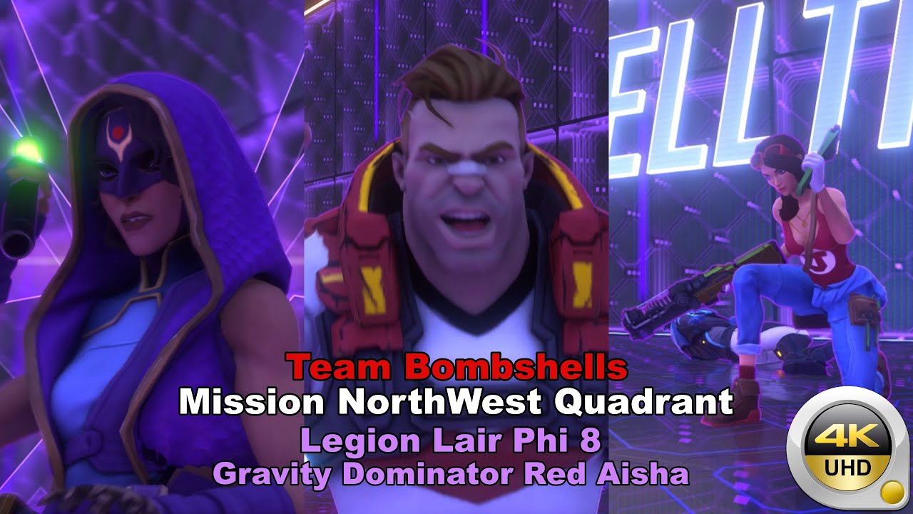 Agents of Mayhem NW Quadrant Legion Lair Phi 8 & Gravity Dominator ...