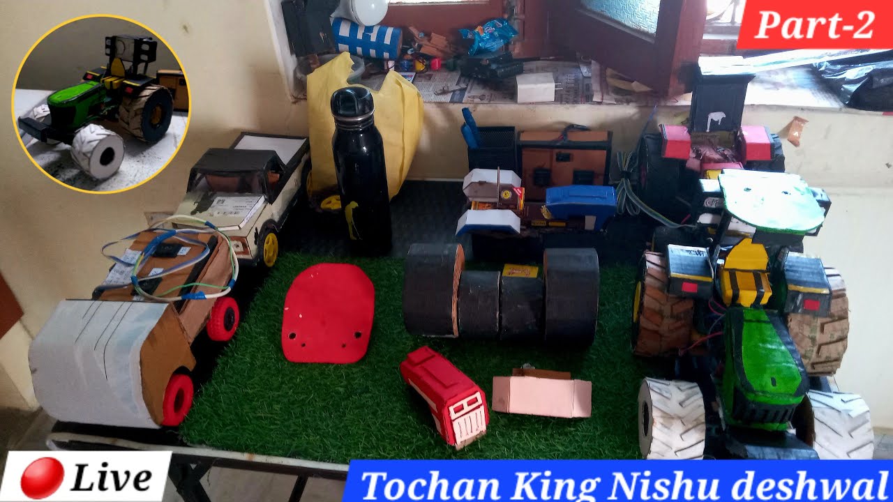 || Part-2 || How To Make Rc Tochan king with cardboard at Home made is ...