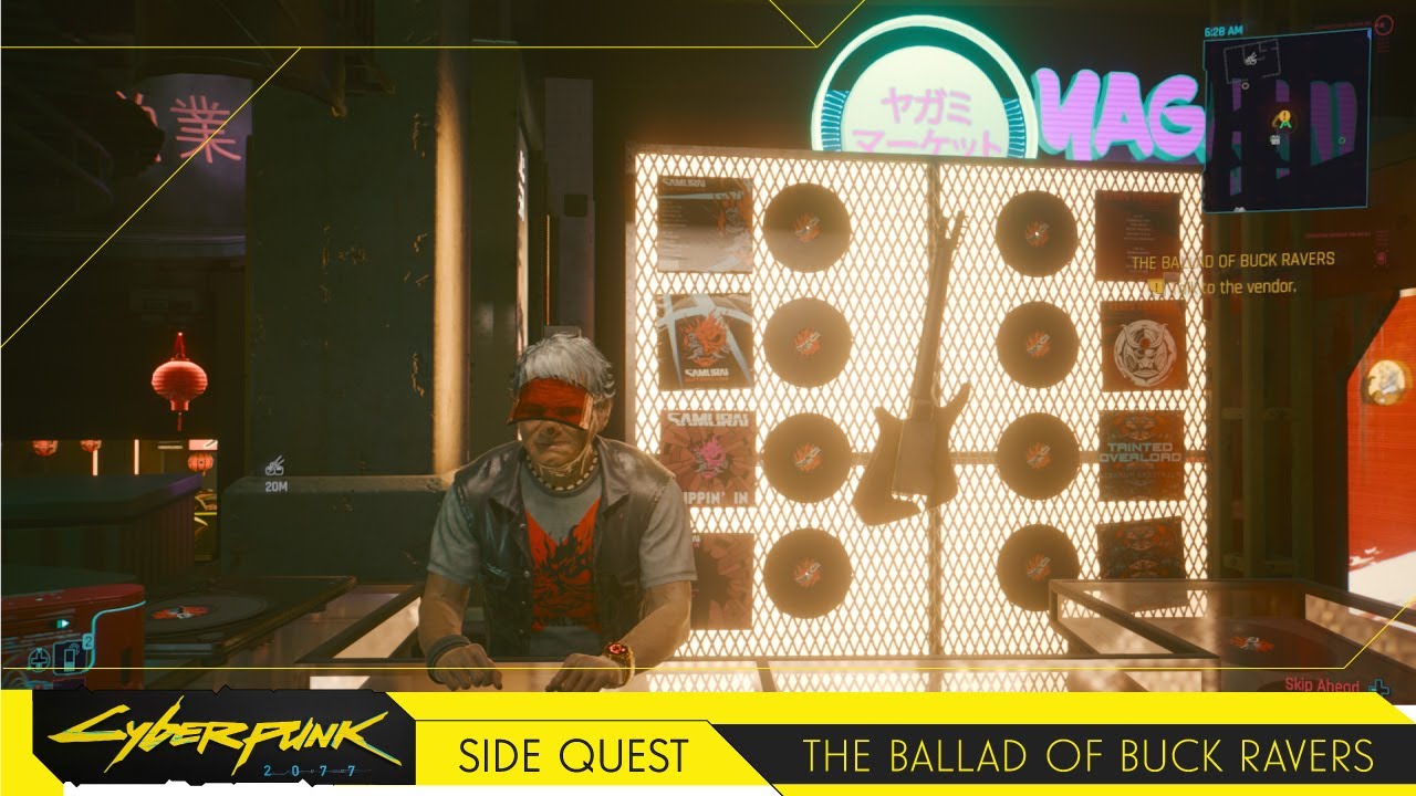 THE BALLAD OF BUCK RAVERS | Side Quest | Cyberpunk 2077: Ultimate ...