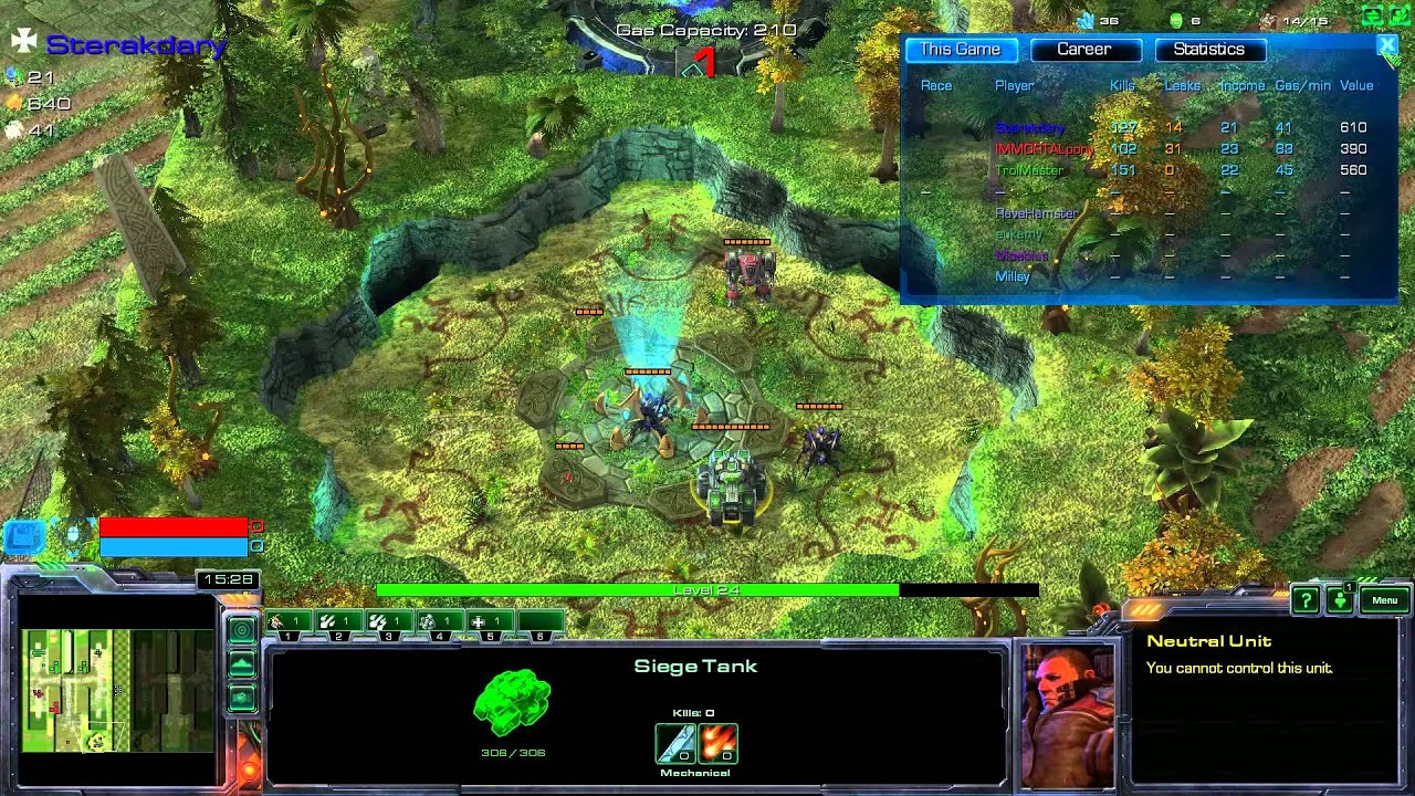 StarCraft 2 Arcade - Squadron TD - YouTube