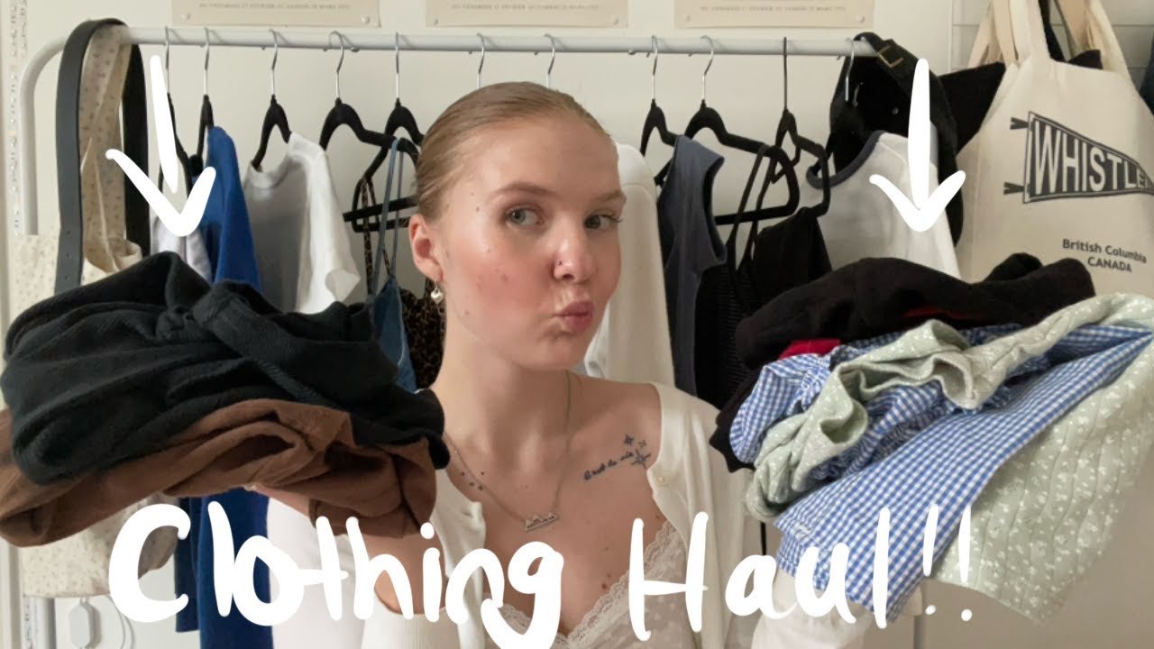 just another clothing haul :) - YouTube