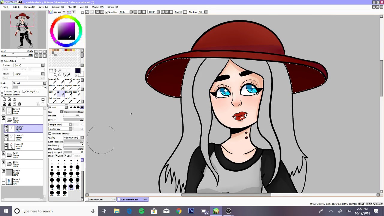 Let's talk about self-inserts! (My Self-insert OC speedpaint) - YouTube