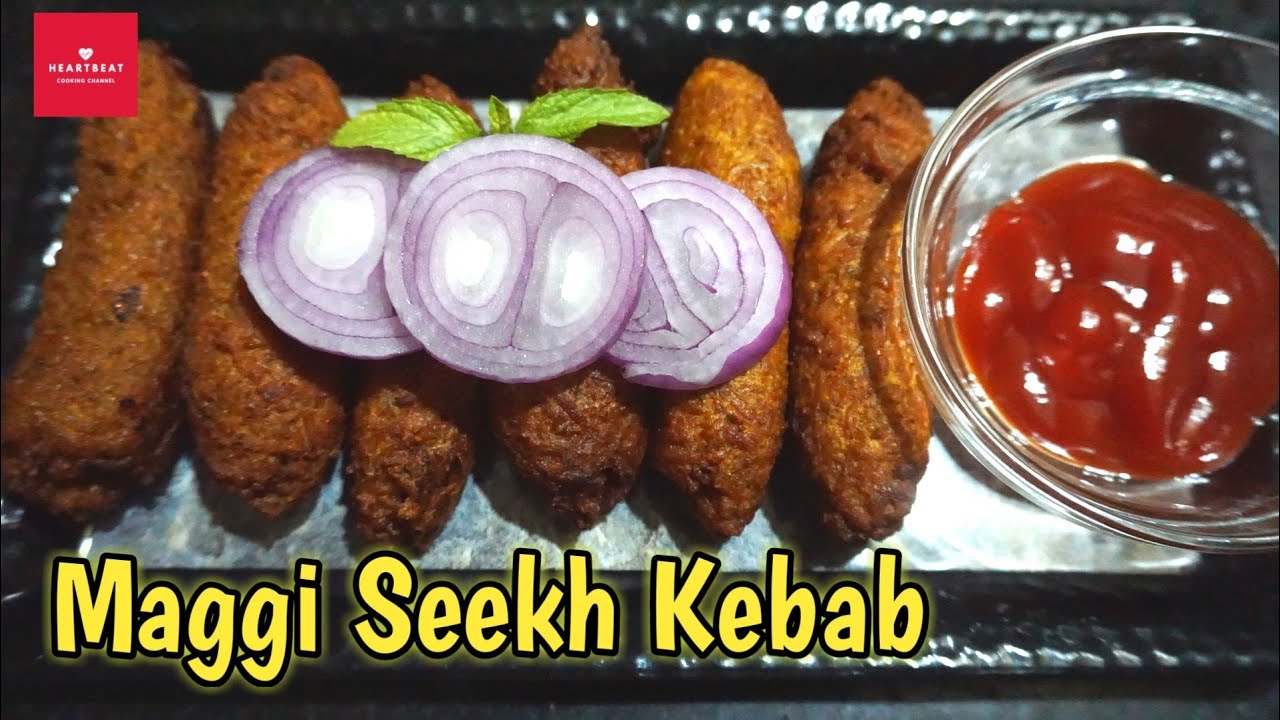 Maggi Seekh Kebab | SEEKH KABAB | MAGGI KABAB - YouTube