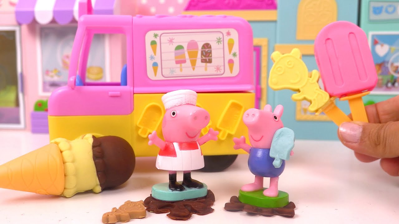 Chef Peppa Pig Cuisine Cupcakes en Pâte à Modeler - YouTube