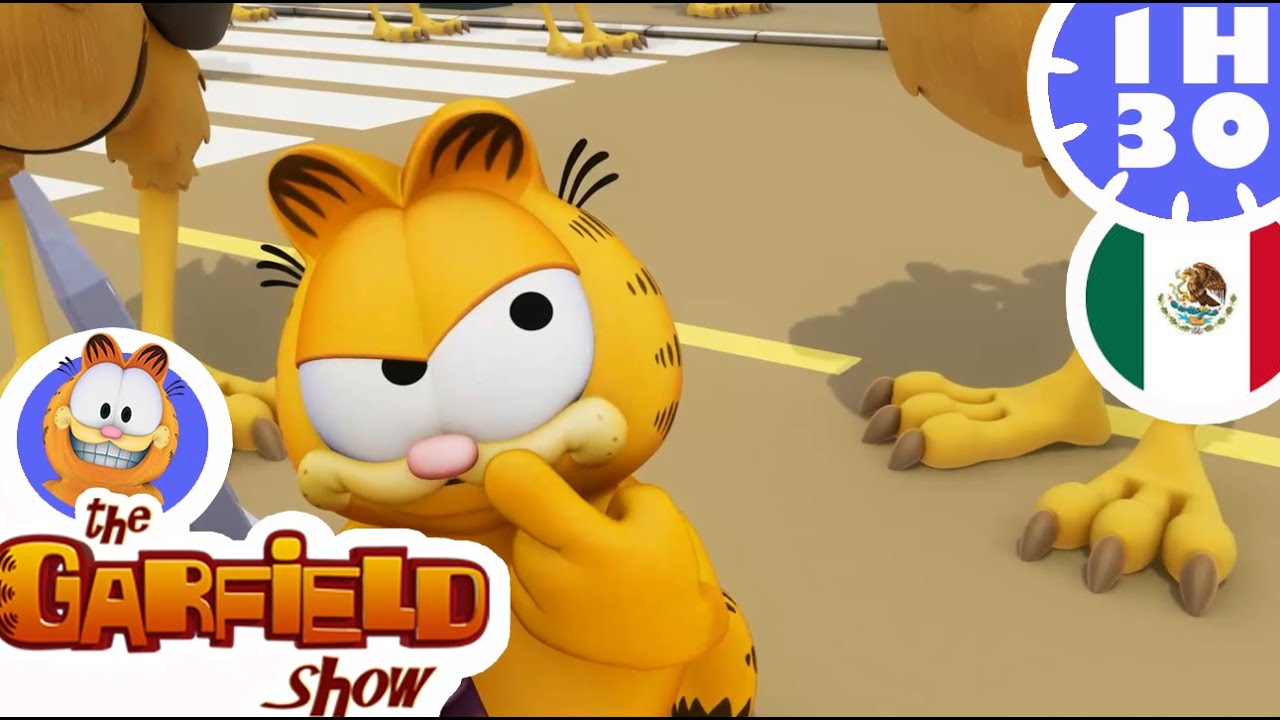 😼 ¡Garfield defiende el suelo de los invasores! 😼 - El Show de Garfield ...
