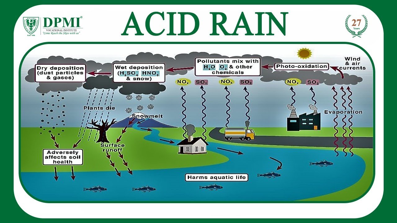 Acid Rain Or Acid Deposition: What is Acid Rain Acid Rain Causes ...