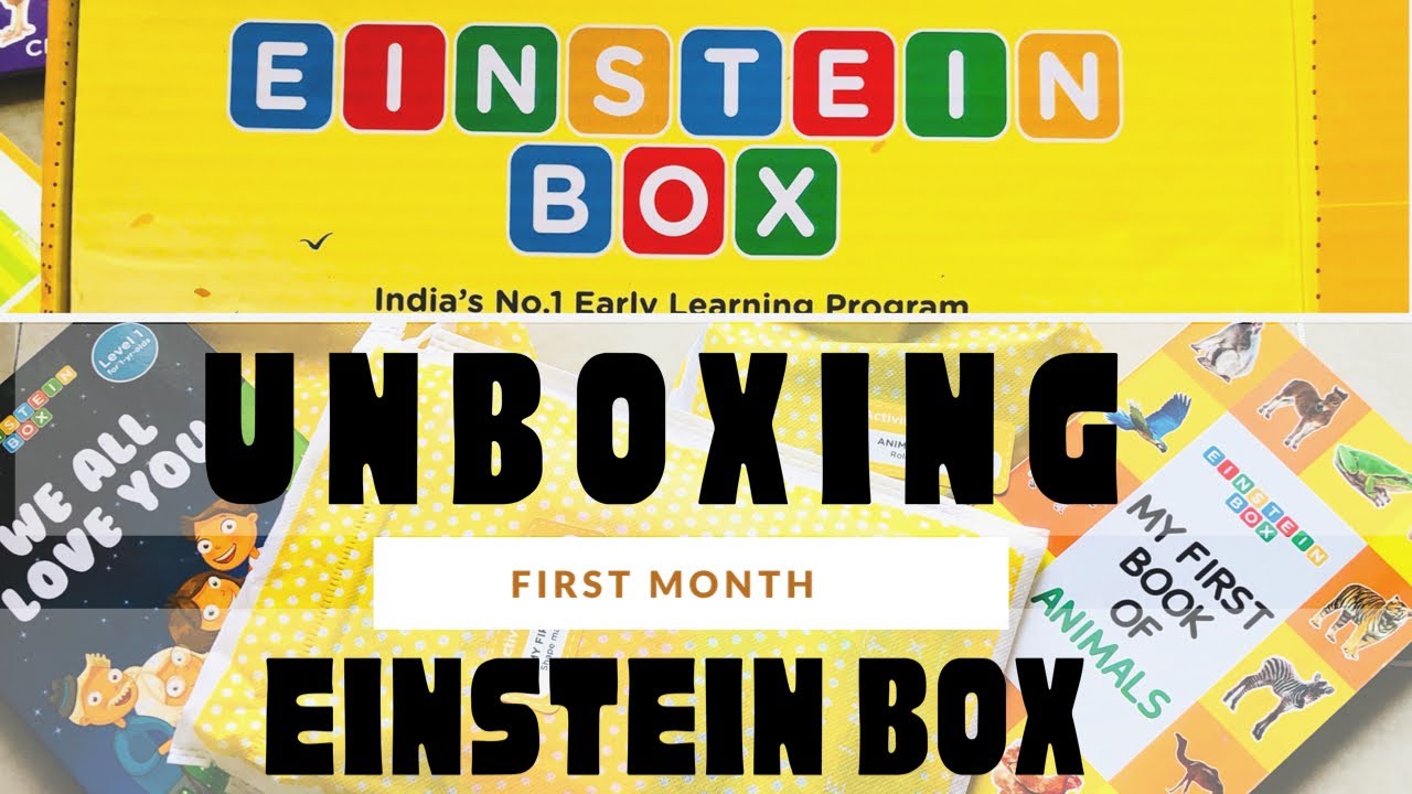 Unboxing Einstein Box| For Age 1-2 years old| Subscription Box - YouTube