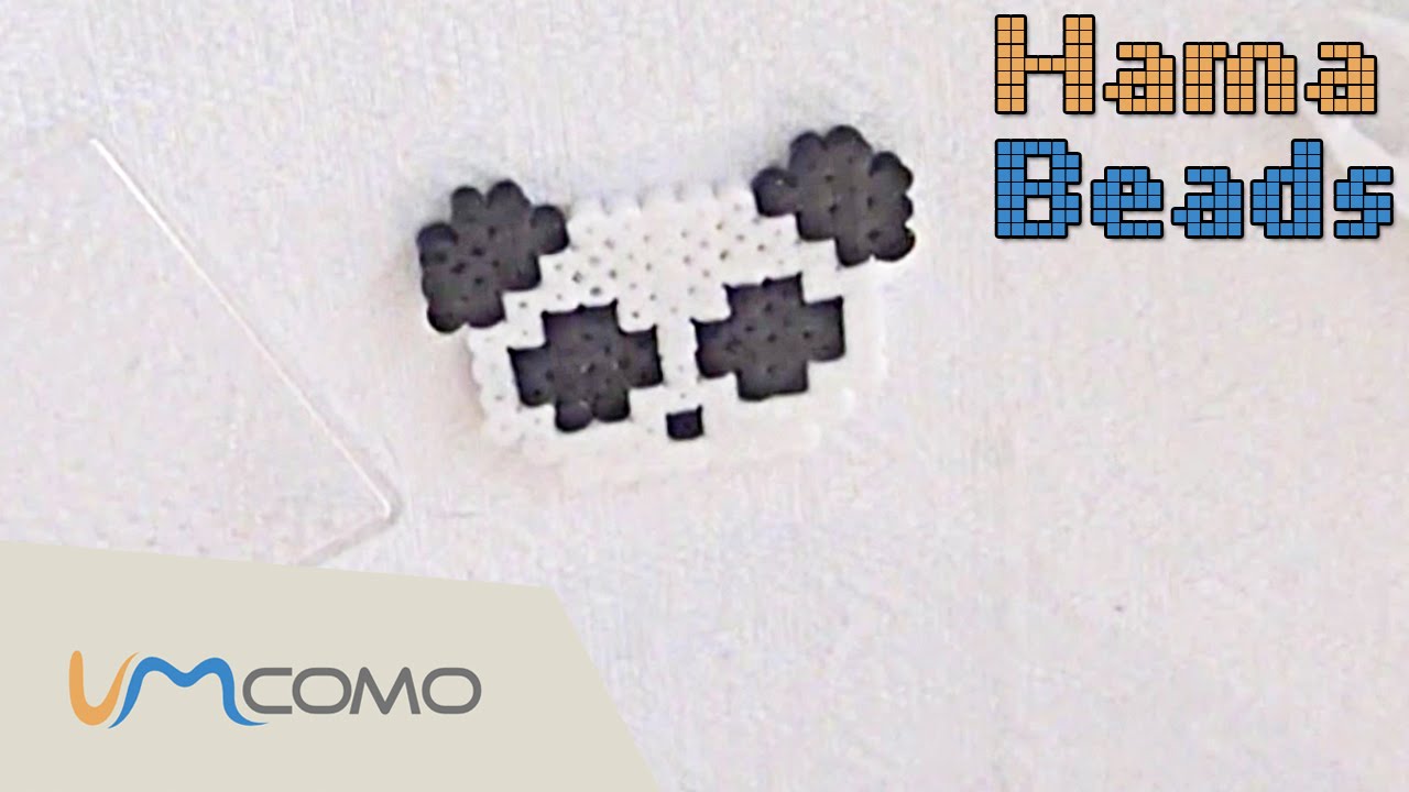 Perler Beads Tutorial - Panda - YouTube