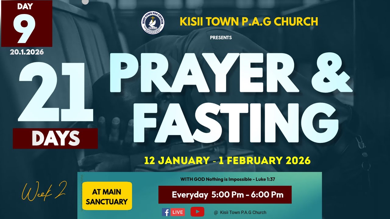DAY 9 OF 21 DAYS OF PRAYER AND FASTING (Daniel Fast) || 20 JANUARY 2026 ...