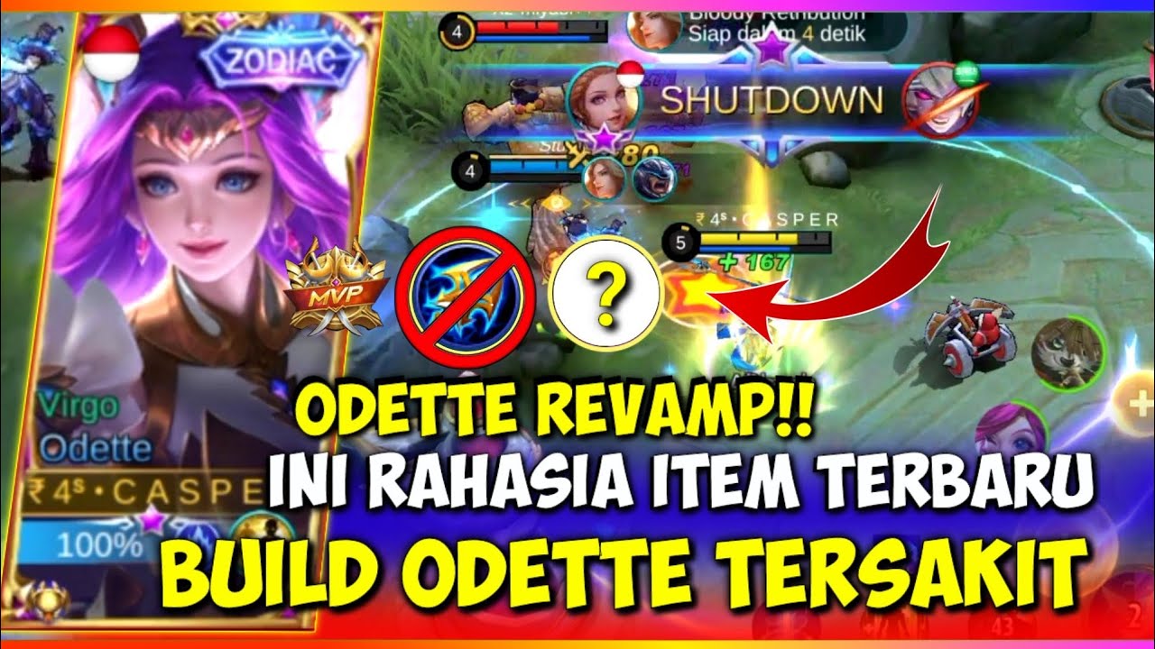 REVAMP! BUILD ODETTE TERSAKIT 2021 - ITEM ODETTE REVEMP TERSAKIT MOBILE LEGENDS - YouTube