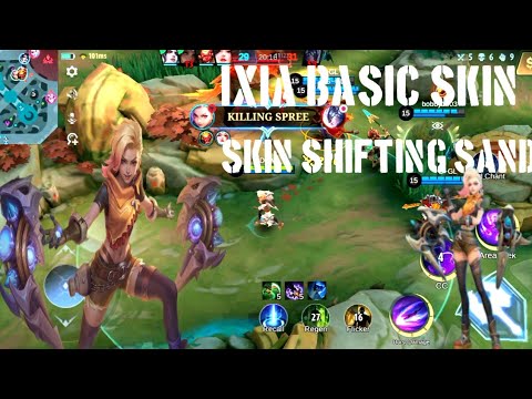 new!! ixia skin basic shifting sand new skill ixia mobil legends - YouTube