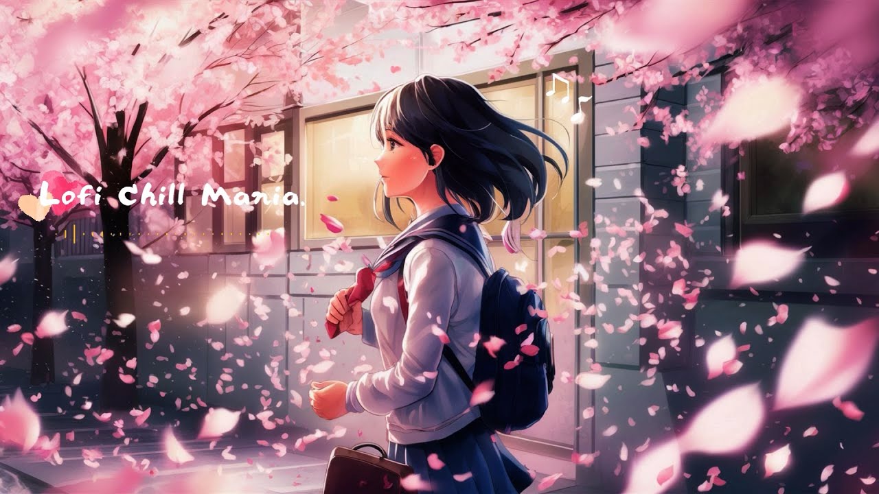 [Lofi] Japanese high school girl's After school in spring. First love ...