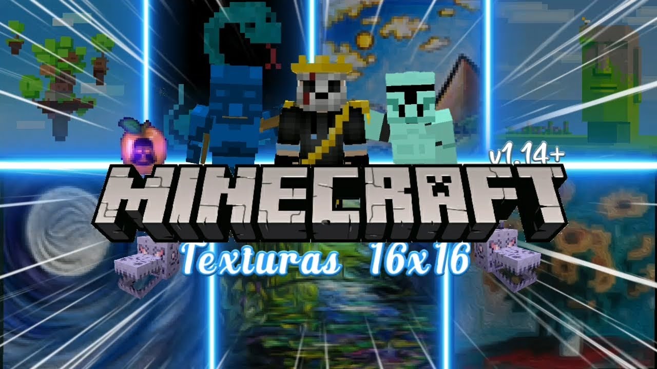 Las Mejores Texturas 16x16 para Android|Minecraft Pe - YouTube
