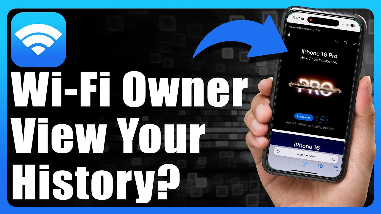 Can A Wi-Fi Owner See Browsing History - YouTube