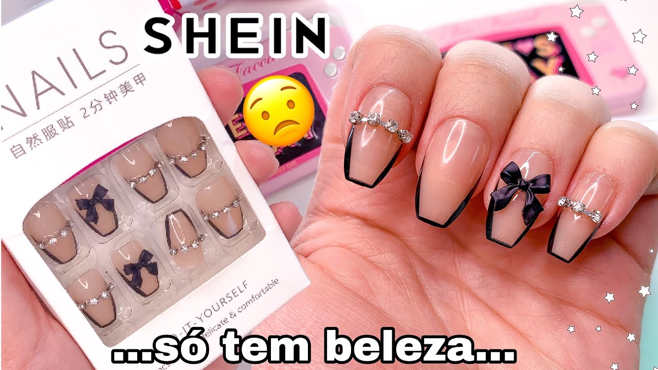 TESTANDO as PIORES unhas postiças da SHEIN! - YouTube