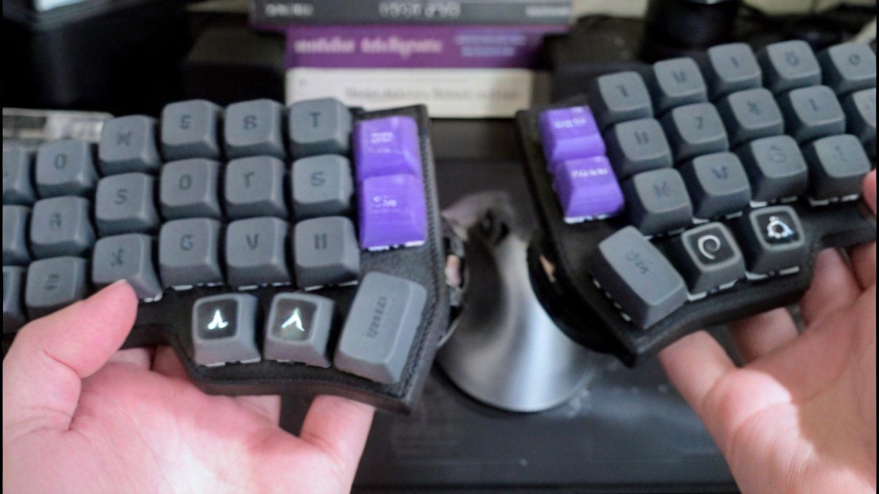 Teclado Split após 3 meses de uso - Minha adaptação no dia a dia - YouTube