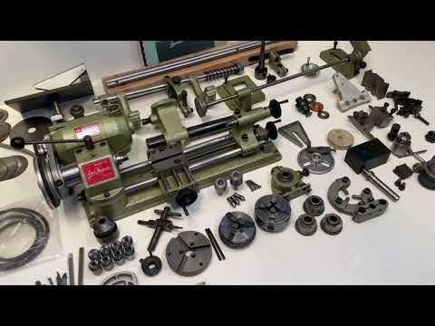 Emco Unimat SL Lathe with Accessories - YouTube