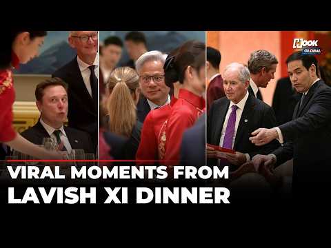 RAW VIDEO: Musk Makes Weird Faces As He Is Swarmed By Selfie Requests | Viral Moments From Xi Dinner