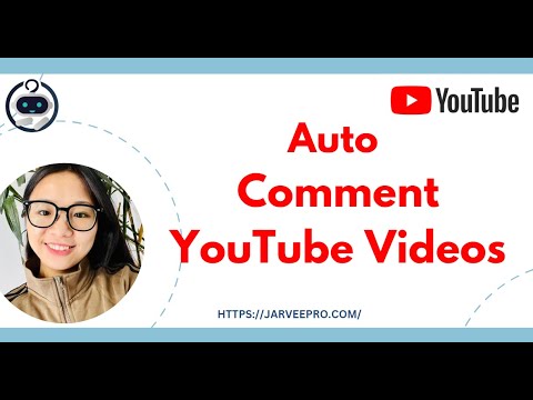 YouTube Comment || Auto Comment On YouTube Videos #jarveepro - YouTube