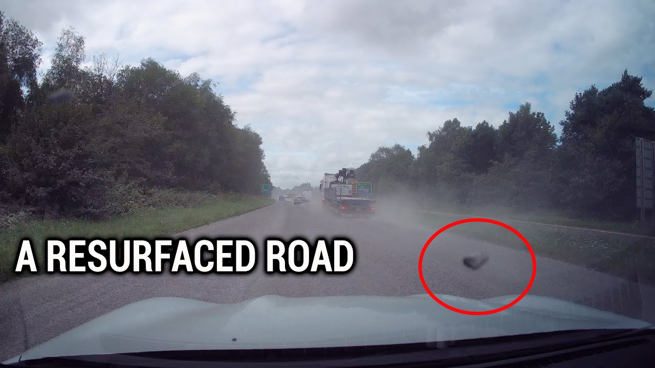A Resurfaced Road | Stone Chip Damage - YouTube