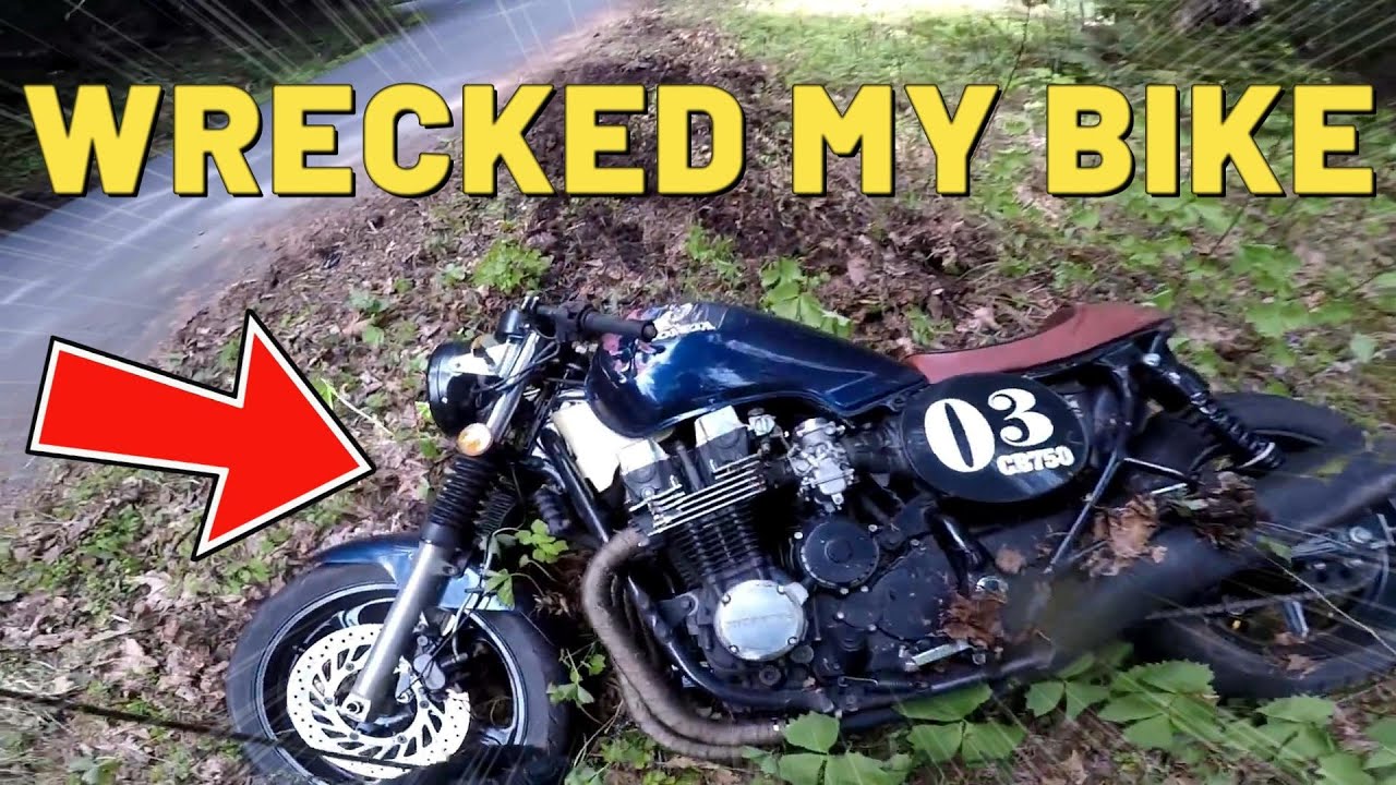 CRASHED MY MOTORCYCLE - YouTube