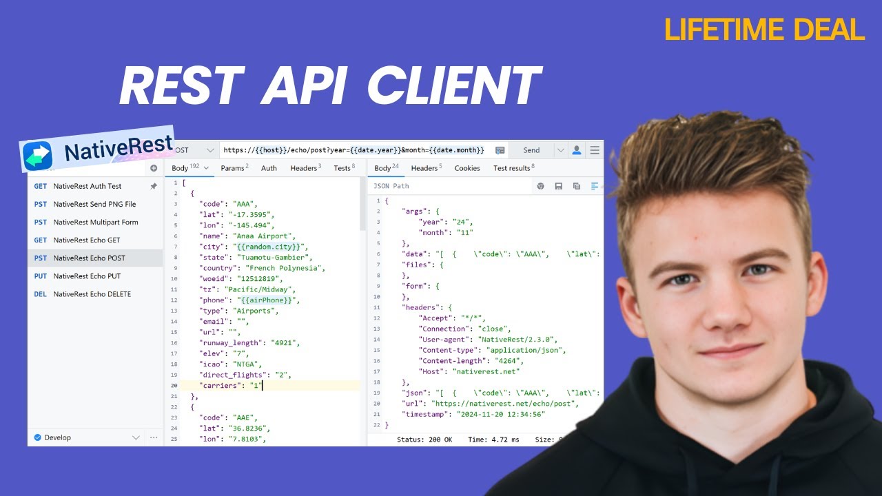 NativeRest Lifetime Deal I Create, Debug and Test Your API with a Fast ...