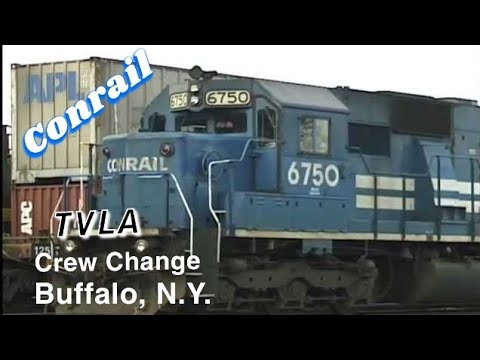 Conrail Train TV LA changes crews and departs Buffalo, NY. May 8th ...