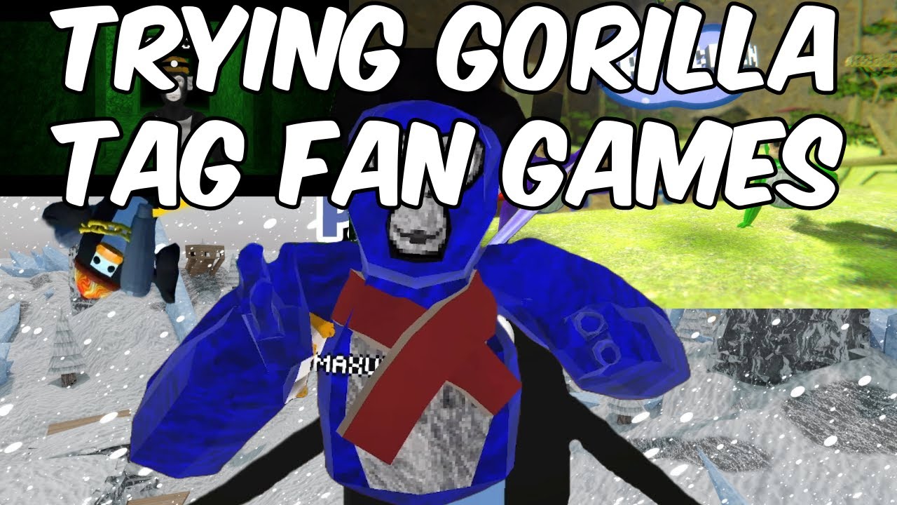 I tried the Top 3 Best Gorilla Tag Fan Games! (Big Scary, Capuchin and ...