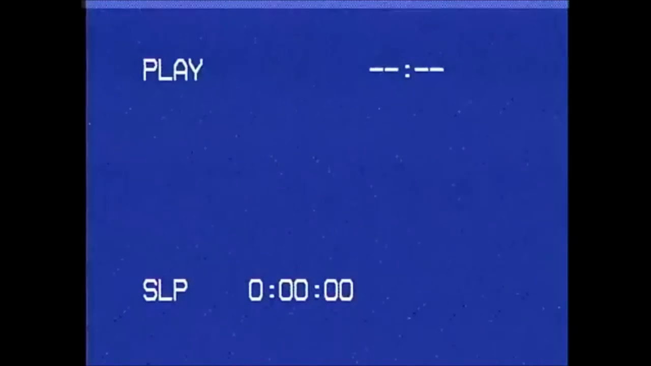 VHS Blue Screen Intro HD - YouTube