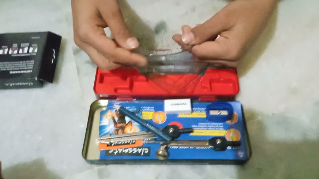 this is new classmate invento mathematical drawing instruments unboxing ...