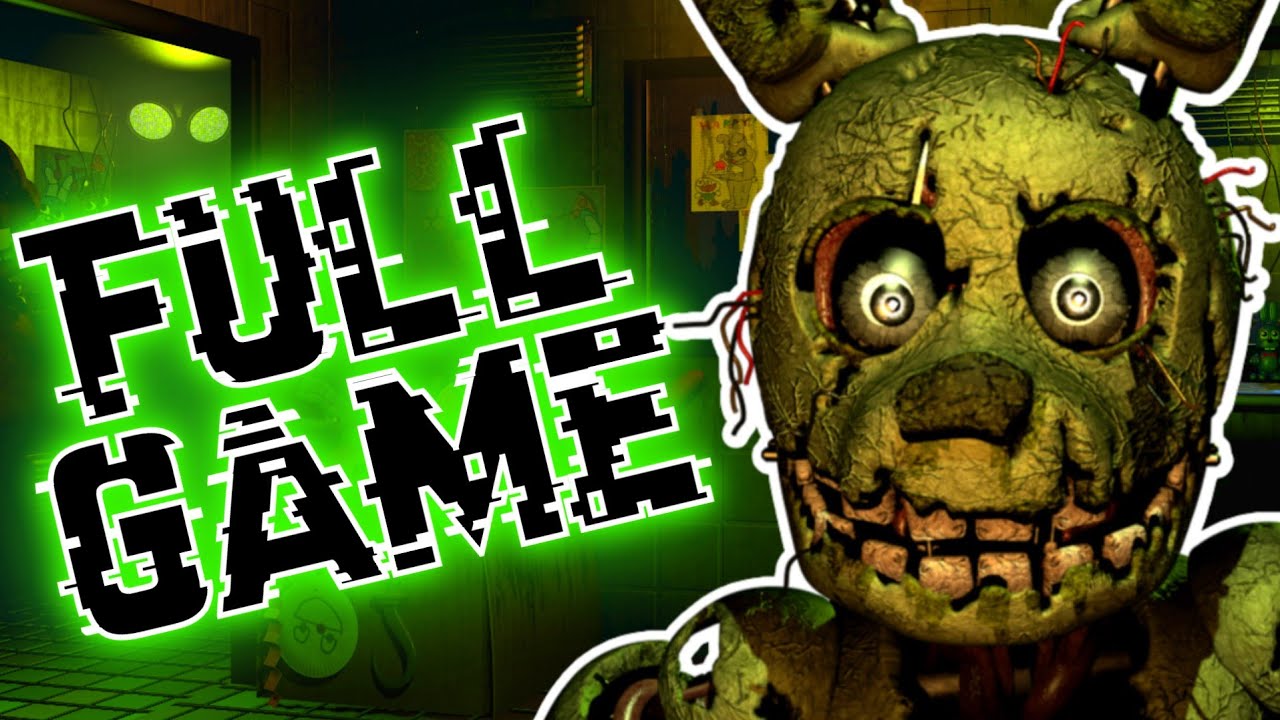I beat FNaF 3 on the Switch! - YouTube