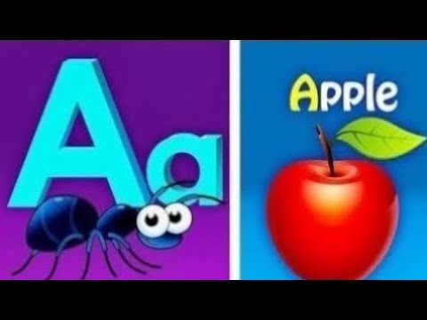 A for appal b for ball | Two words phonics sound| अ से अनार आ से आम ...