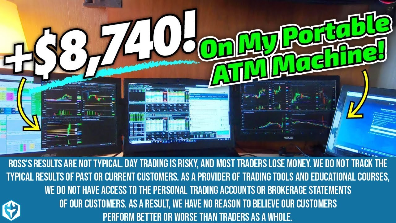+$8,740 On My Traveling Trading Station! | Ross' Trade Recap - YouTube
