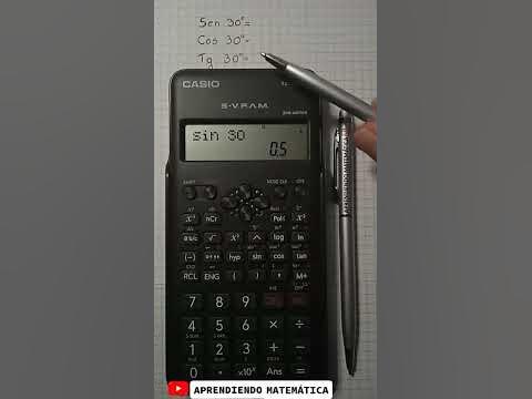 📌 Cómo calcular SENO, COSENO y TANGENTE de un ÁNGULO con la CALCULADORA 🤔 - YouTube