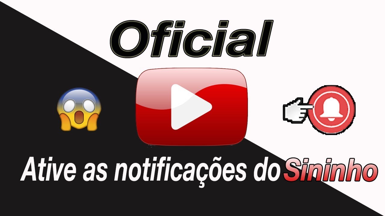 😱Oficial ative as notificações do sininho ativo do Youtube 🔥 - YouTube