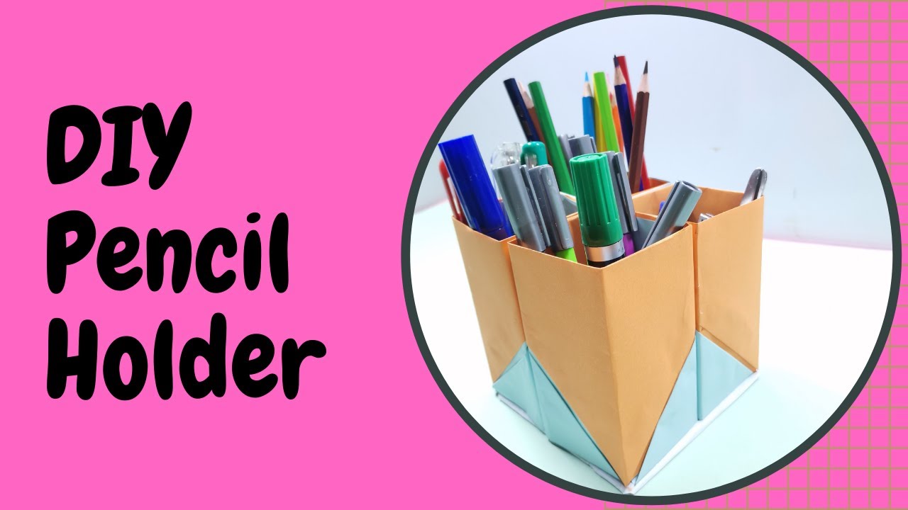 Office pen stand | DIY Décor | Office Décor | Pencil stand | Pen holder ...