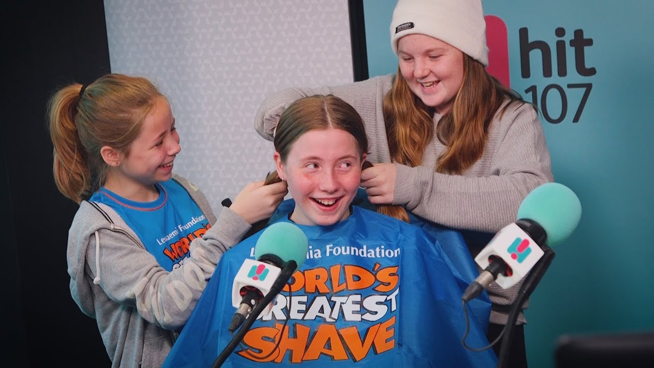 Marrissa Shaves Her Hair For World's Greatest Shave | Bec & Cosi - YouTube