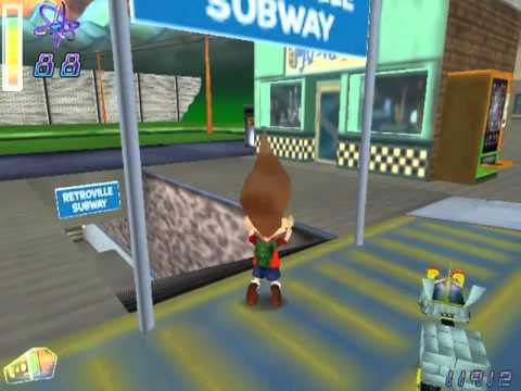 Let's Play Jimmy Neutron Boy Genius (Part 4/Deutsch) Die U-Bahn Station ...