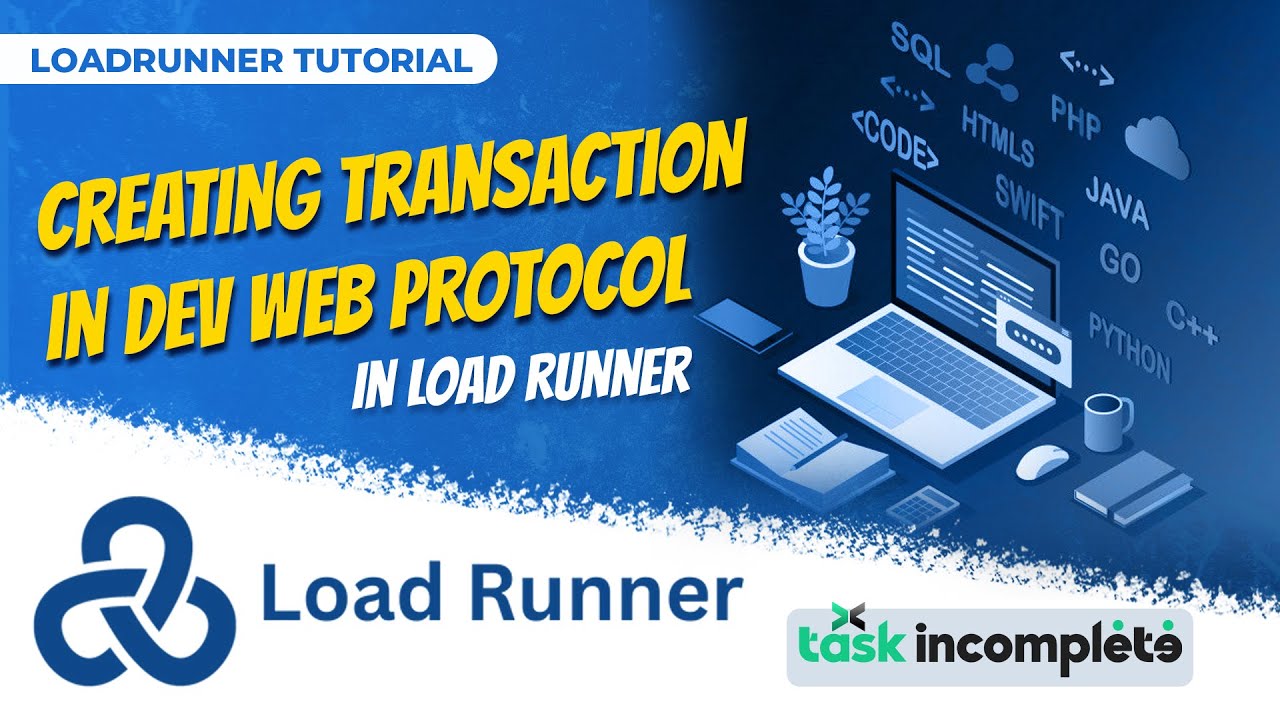 Creating Transactions in DevWeb protocol in LoadRunner - YouTube