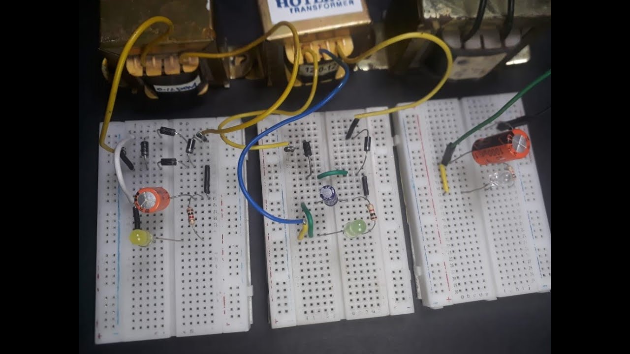 All Type Rectifiers | Half Wave bridge Rectifier and Full Wave Bridge ...