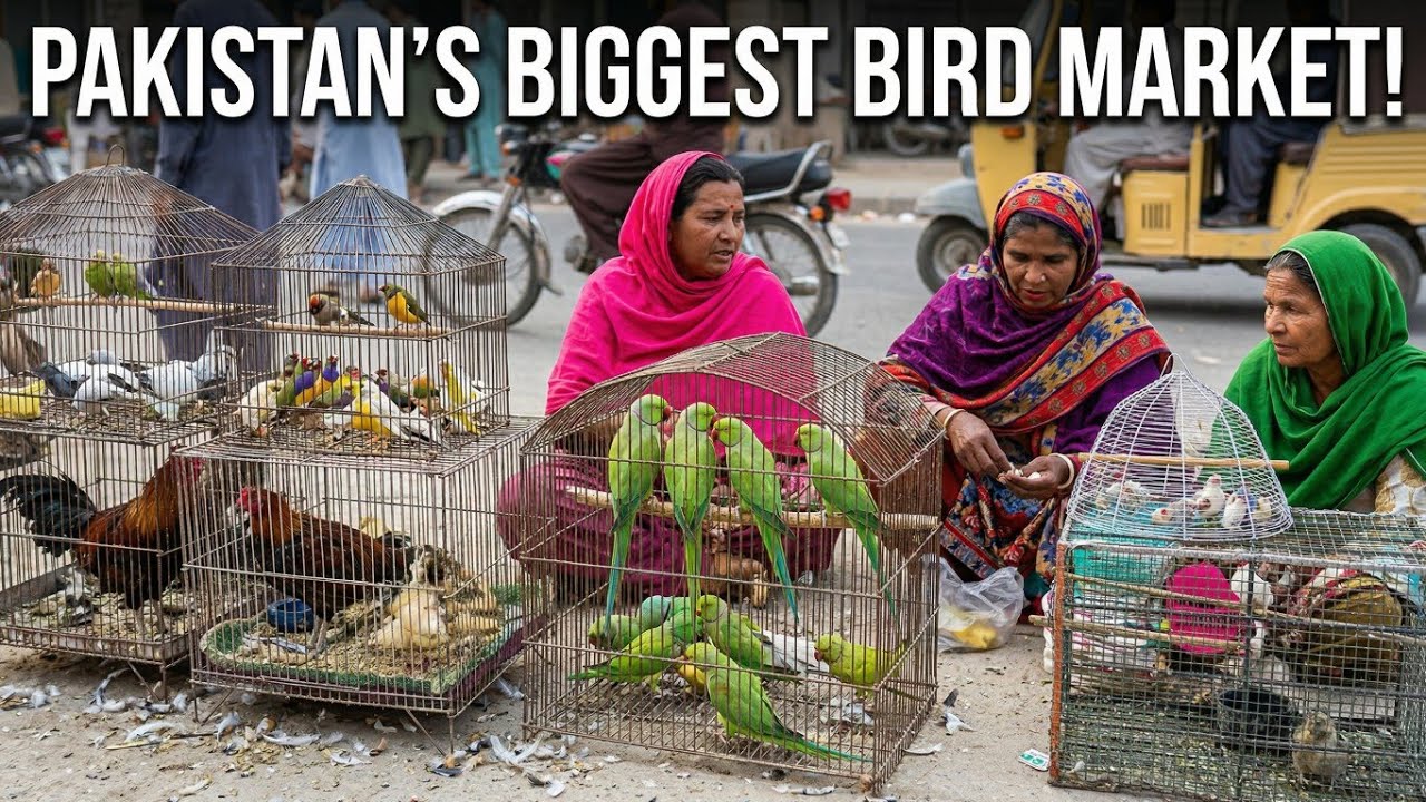 Biggest Birds Market Lalukhet Karachi Reasonable Price All Bird - YouTube