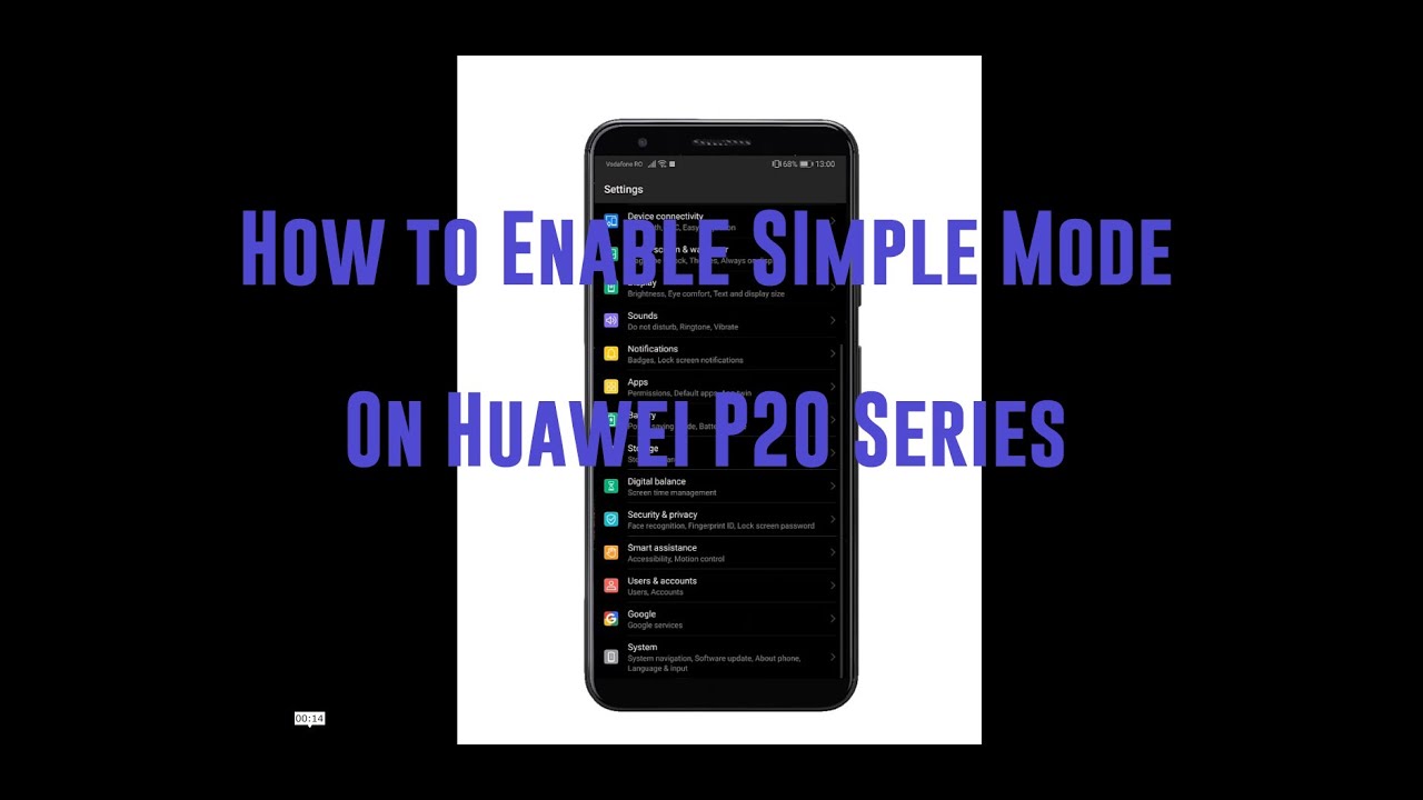 How to activate Simple Mode on Huawei - YouTube