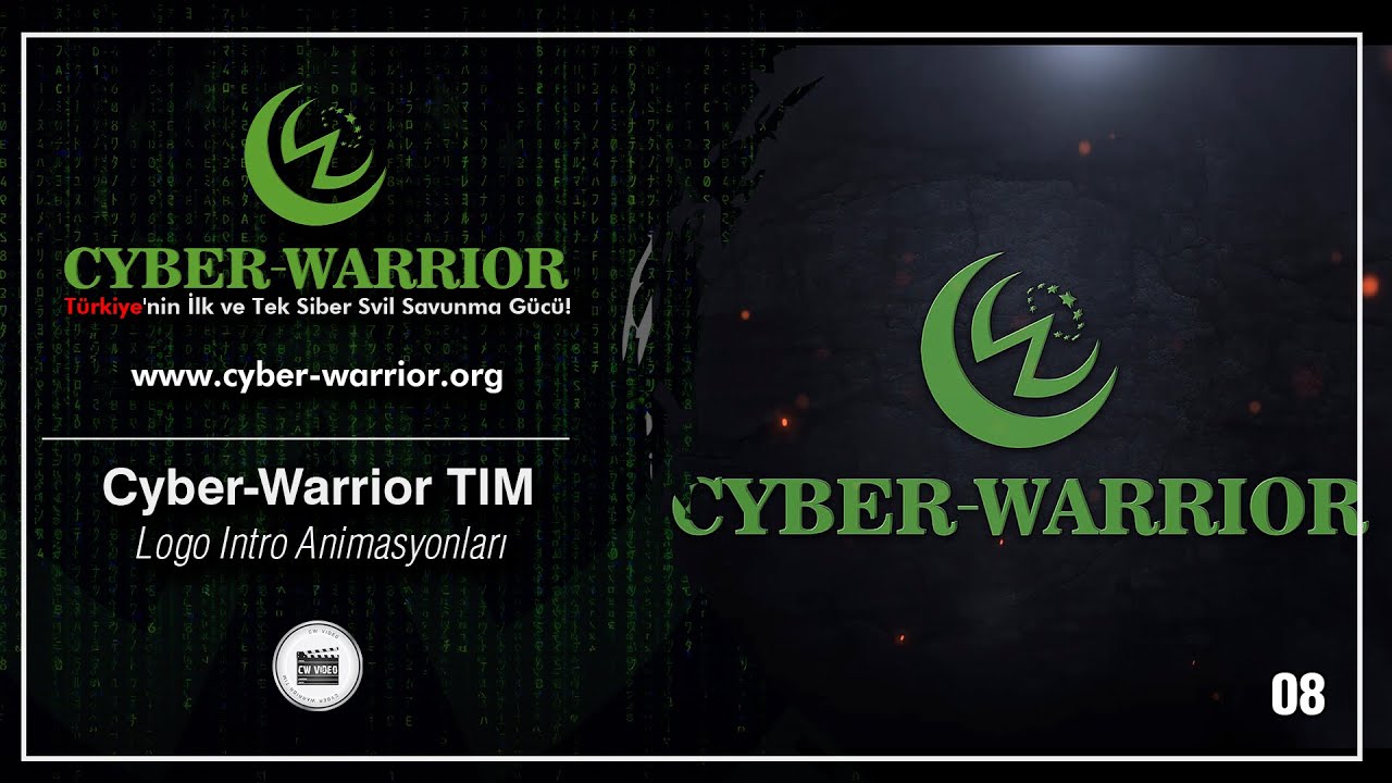 Cyber-Warrior TIM Logo Intro Animasyon – CW08 - YouTube