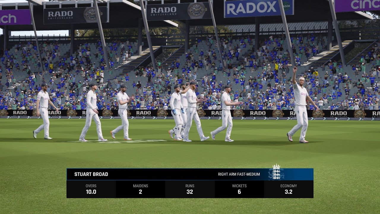 CRICKET 24 - STUART BOARD TOOK 6 WICKET IN FIRST INNING | TEST ...