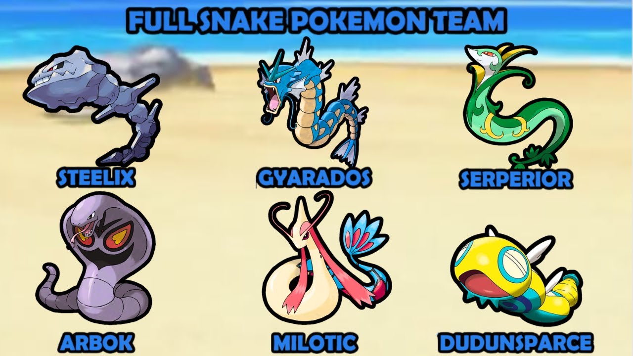 FULL SNAKE TEAM Is So Fun To Use On The Ladder Of Pokemon Showdown ...