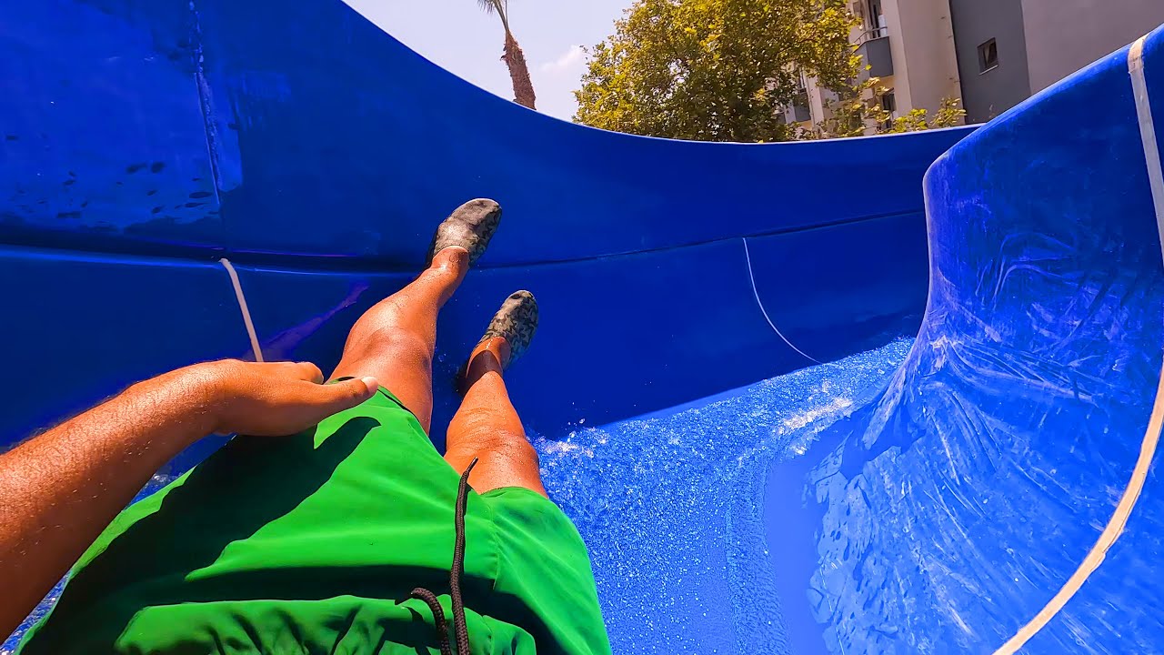 Experience the Ultimate Thrill: Body Water Slide at Aqua Fun City - YouTube