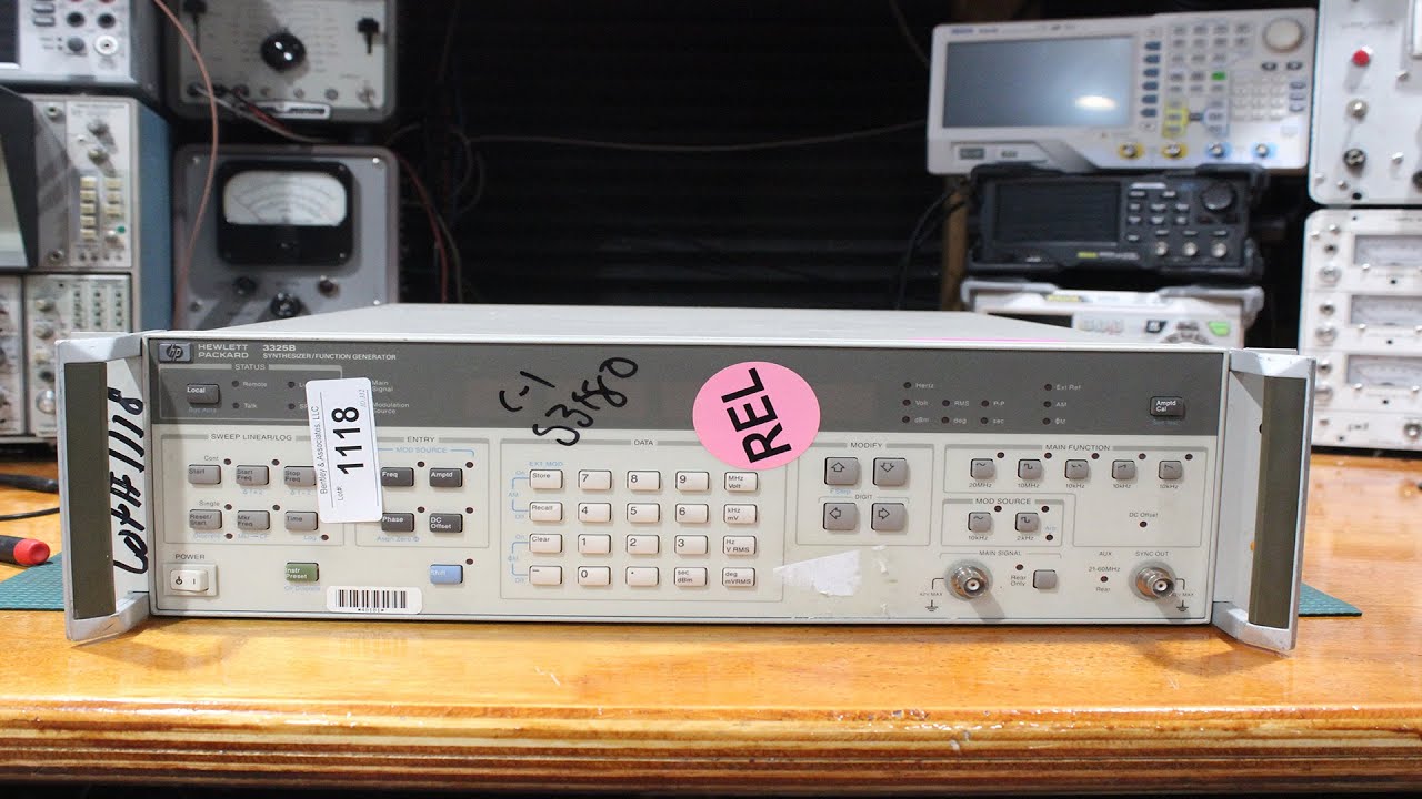 HP 3325 B Restoration and Repair - YouTube