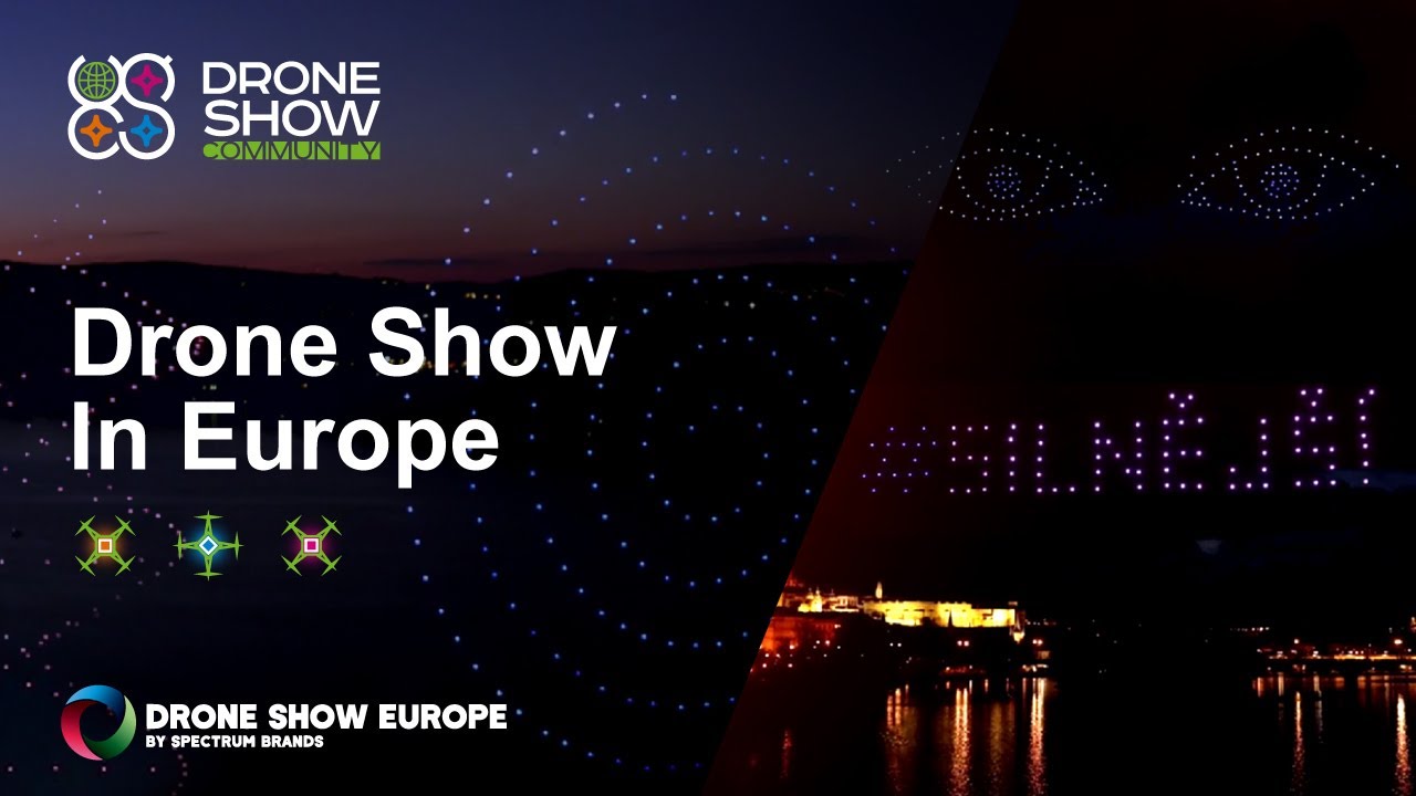 The art of the drone show choreography by Drone Show Europe - YouTube