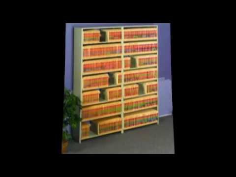Mobile Shelving End Tab Filing Systems Austin Texas 512-336-1328 - YouTube