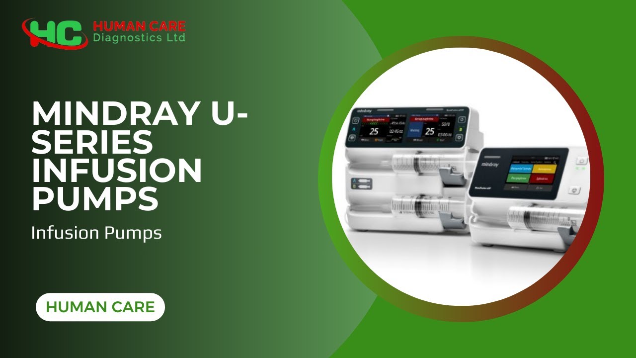 Mindray U-series Infusion Pumps | Human Care Diagnostics Ltd - YouTube